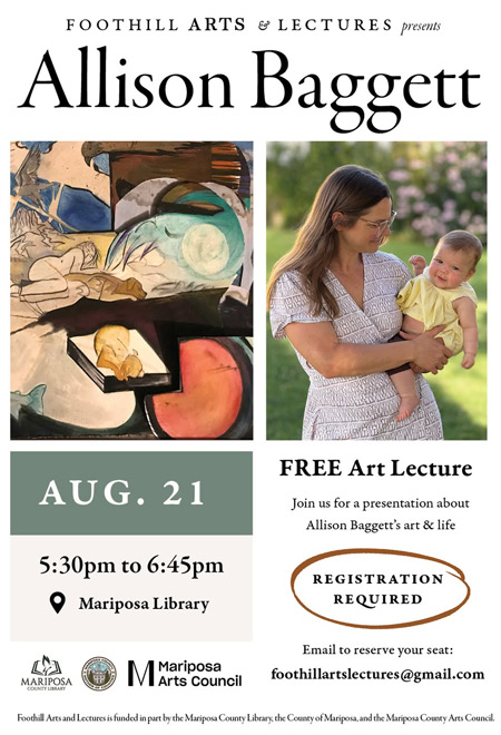 Mariposa County Library to Feature Allison Baggett at Foothill Arts ...